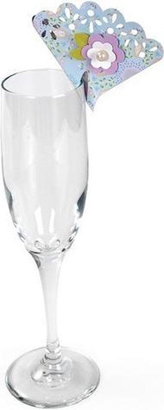 Sizzix Thinlits Die Set - Perching Place Card Fan 5PK 658931 Wedding by ...