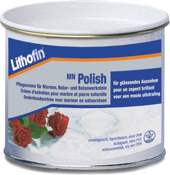 Lithofin MN Polish crème - Bescherming en glans voor marmer, graniet ...