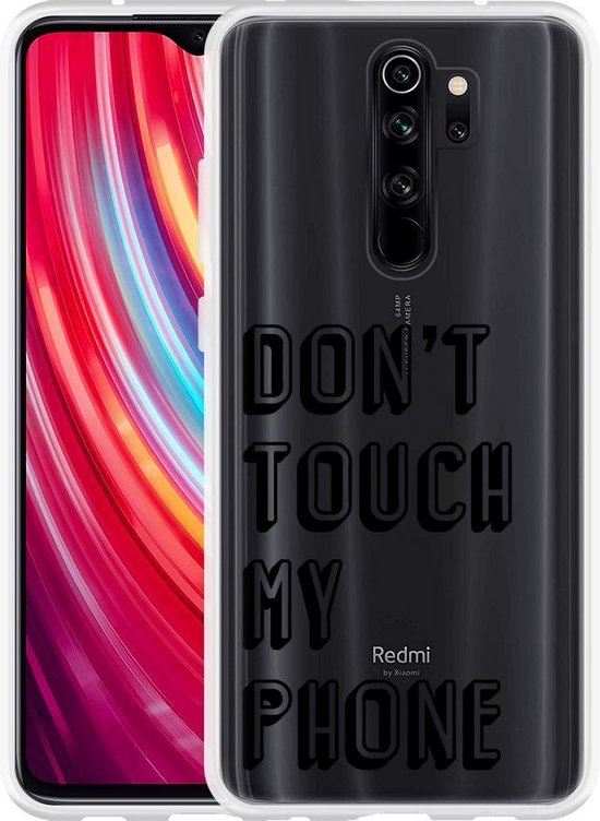 Xiaomi Redmi Note 8 Pro Hoesje Don't Touch My Phone - Designed by Cazy | bol.com