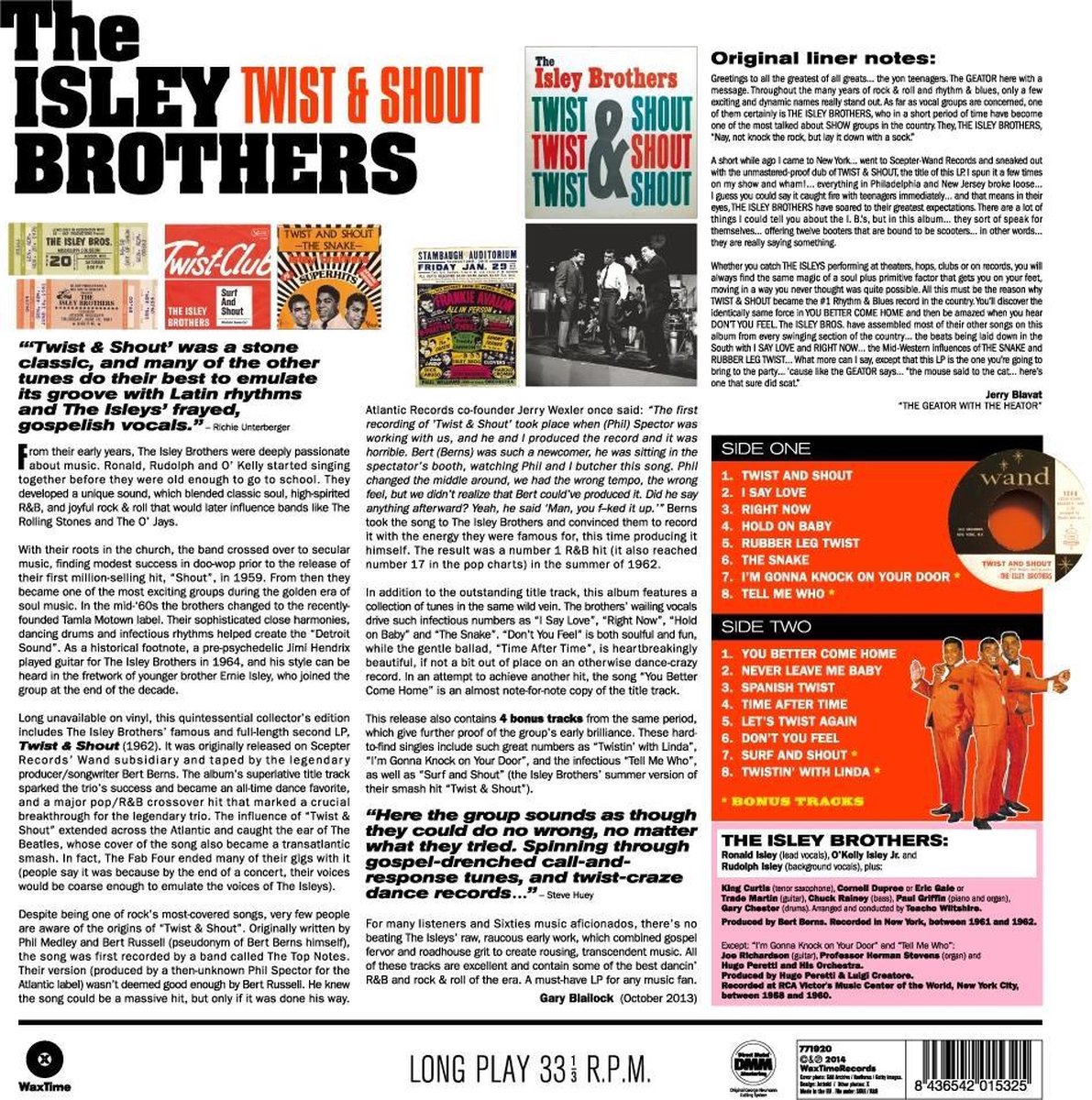 Twist & Shout, The Isley Brothers | LP (album) | Muziek | bol.com