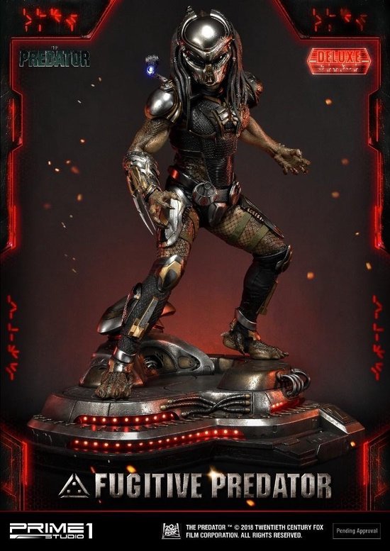 The Predator 2018: Deluxe Fugitive Predator 1:4 Scale Statue | bol