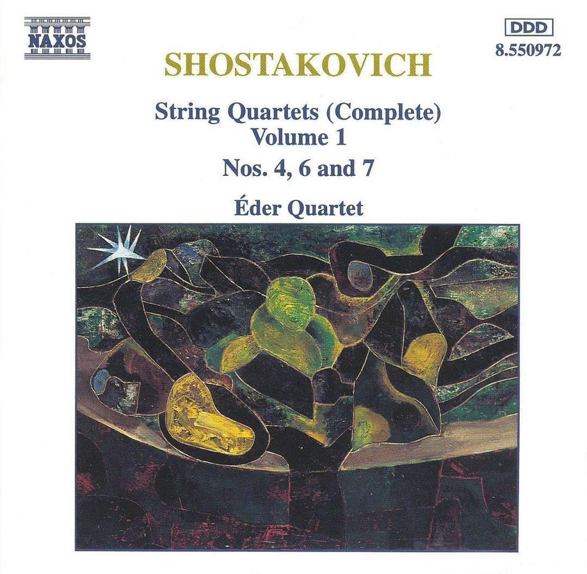 bol.com | Shostakovich: String Quartets Vol 1 / eder Quartet, Dmitri Shostakovich | CD (album)