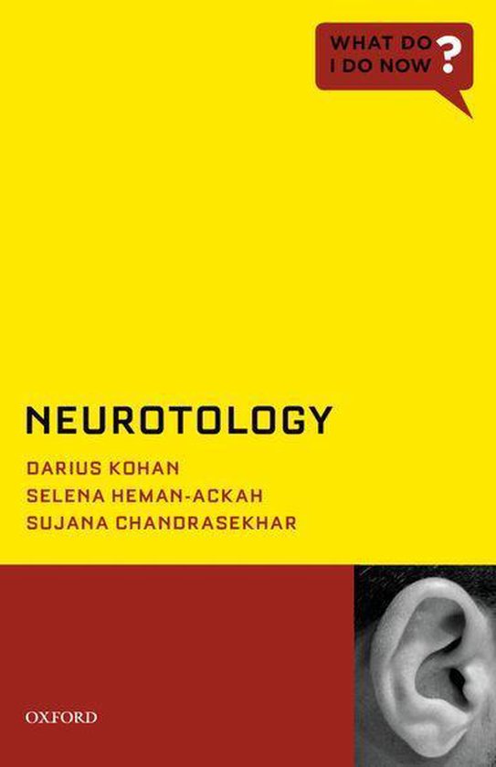 What Do I Do Now - Neurotology (ebook), Darius Kohan | 9780199330676 ...