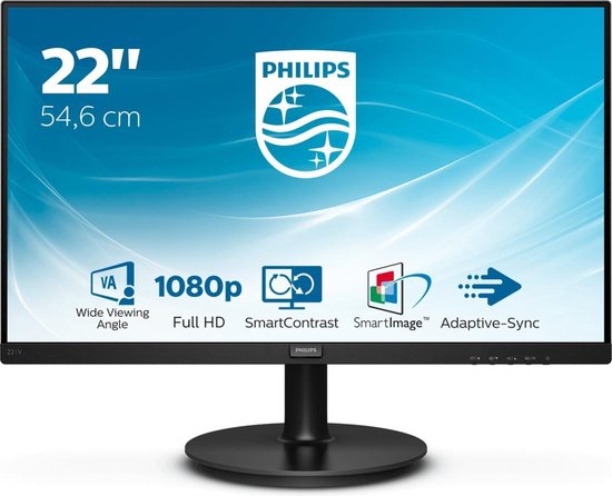 Philips V Line 221V8/01 monitor 21.5" Full HD | bol