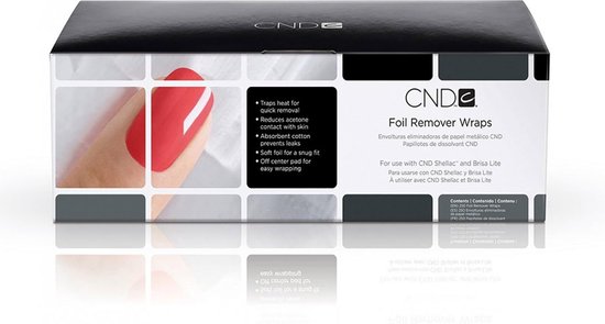 CND - Foil Remover Wraps - Doos - 250 st | bol