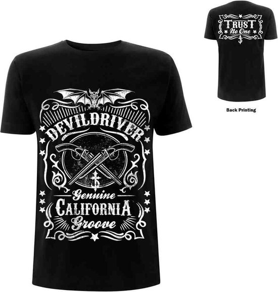DevilDriver - Sawed Off Heren T-shirt - L - Zwart | bol