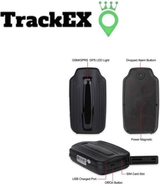 TrackEX GPS Tracker LK209A- Automotive Tracking Apparaat - Accu 95 ...