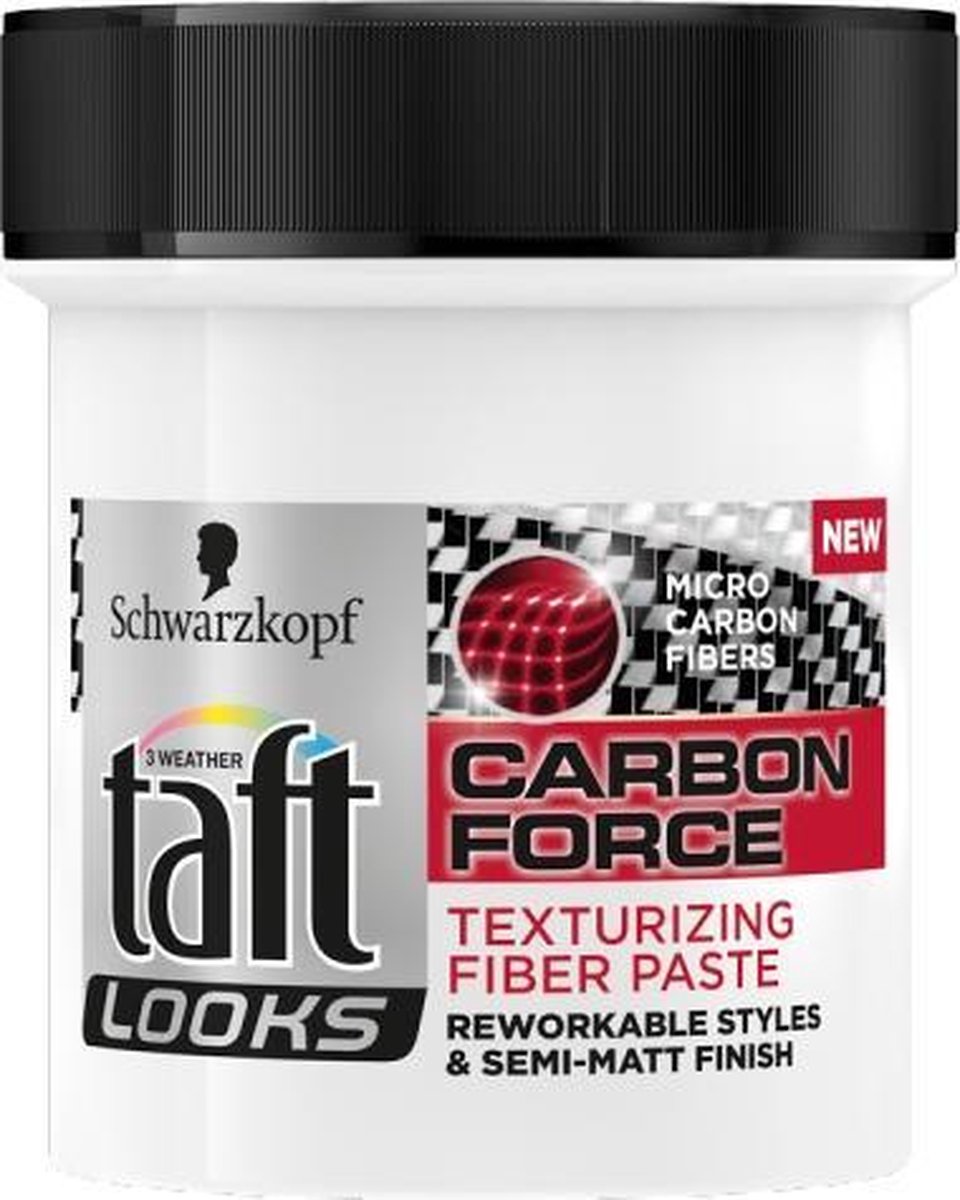 Taft - Looks Carbon Force Texturizing Fiber Paste Modeling Hair Paste ...