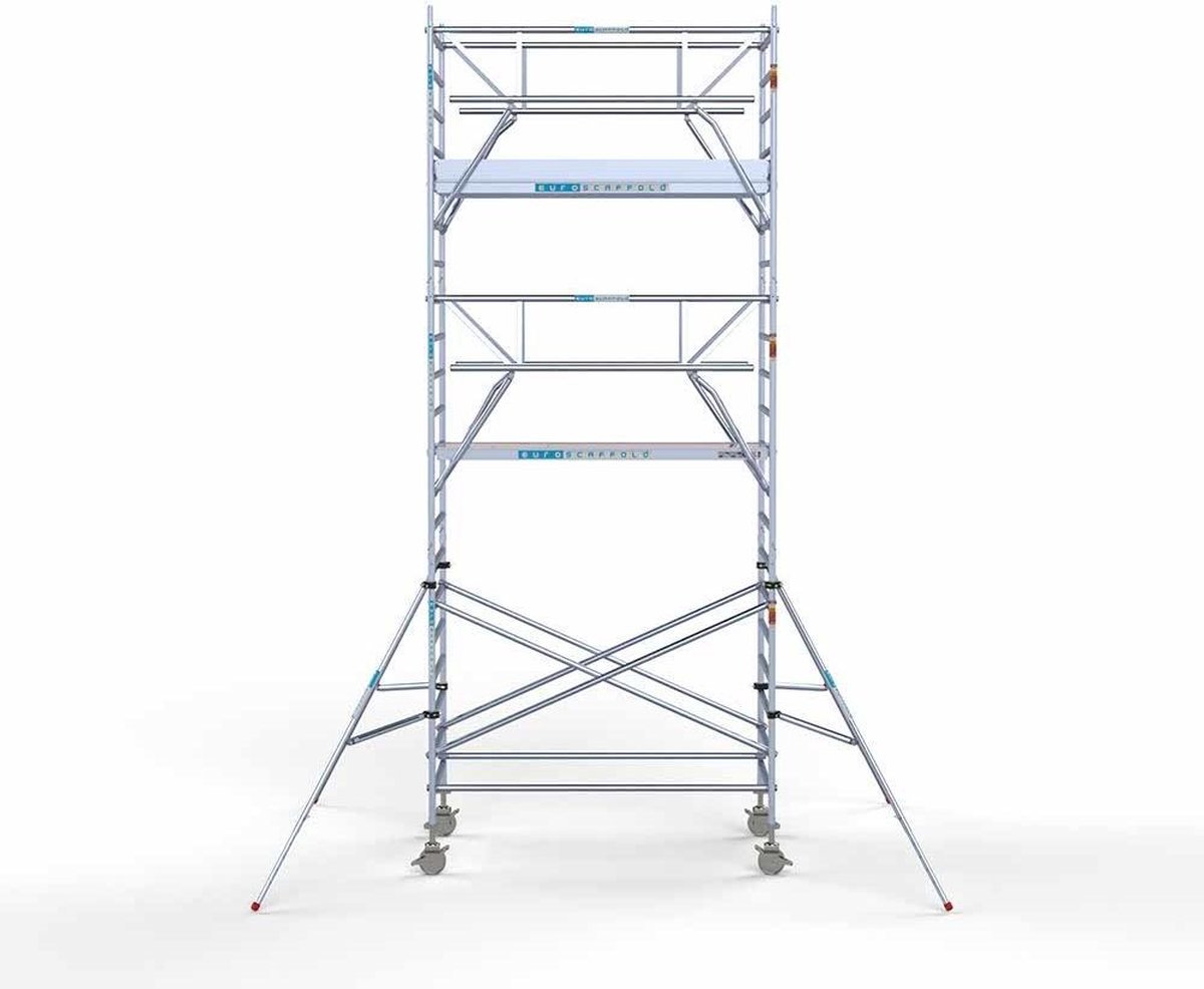 Échafaudage mobile avec double main courante avant 135x250x7,2 mètres ... Échafaudage mobile avec double main courante avant 135x250x7,2 mètres ...