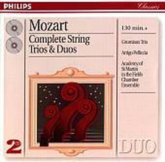 Mozart: Complete String Trios & Duos / Grumiaux Trio, et al, W. A ...