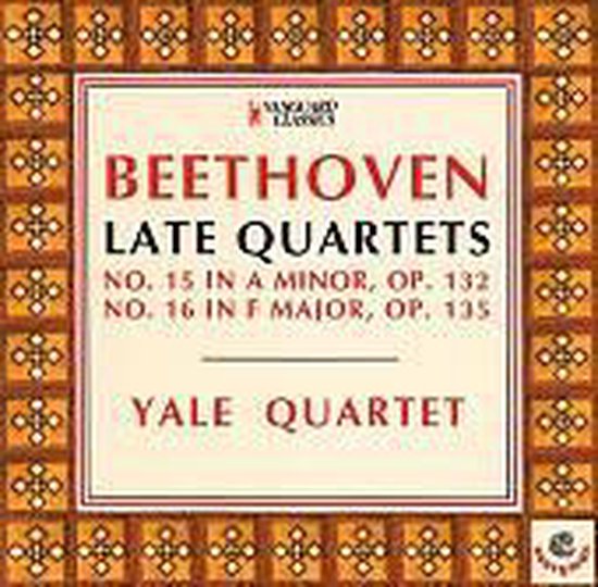 Beethoven: Late Quartets, Yale Quartet | CD (album) | Muziek | bol.com