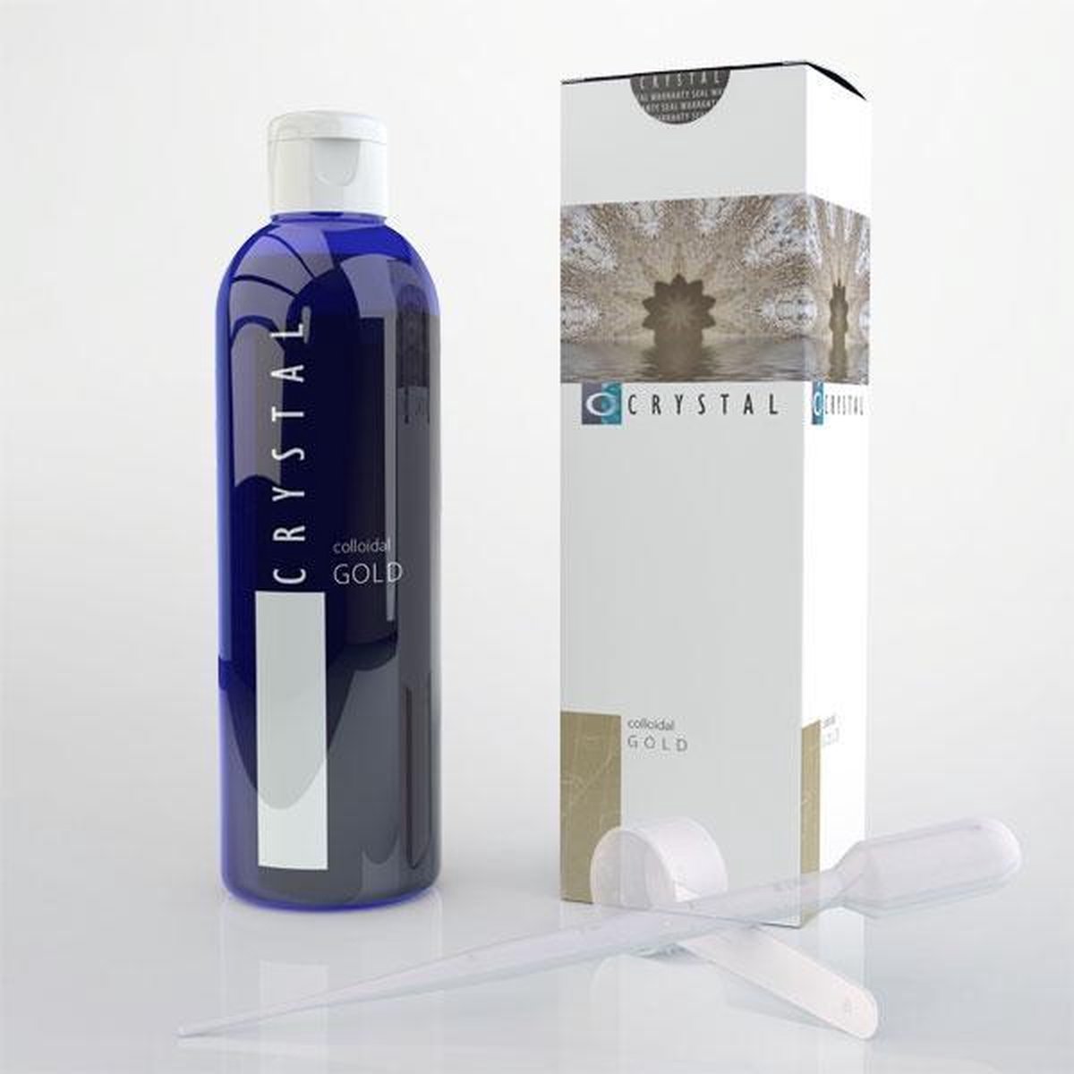 Colloidaal goud - Crystal colloidals - 200 ml + pipet en lepeltje - 10 ppm - 100%... | bol.com