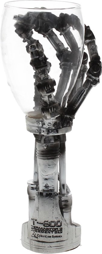 Nemesis Now - Terminator Hand - Wijnkelk - Zilver - 19cm | bol.com