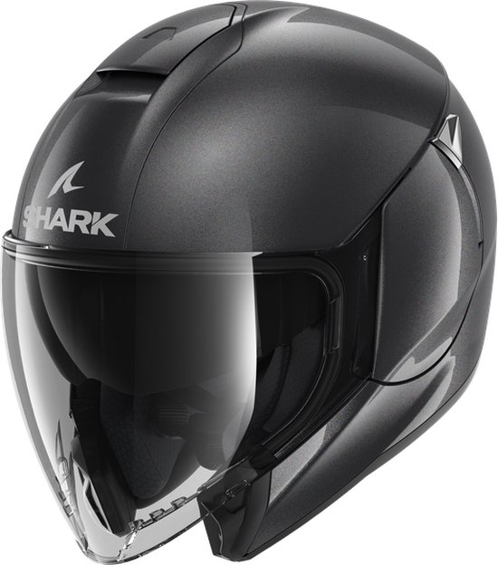 Shark Citycruiser Blank Gun Metal A05 Jethelm L | bol.com
