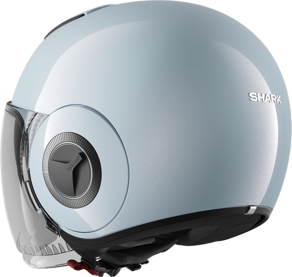 Shark Shark Nano Blank Pearl Blauw B07 Jethelm - Maat XS | bol.com