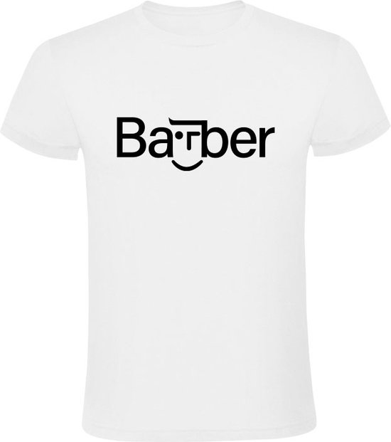 Barber Heren T -shirt | barbier | baard | snor | scheren | knippen ...