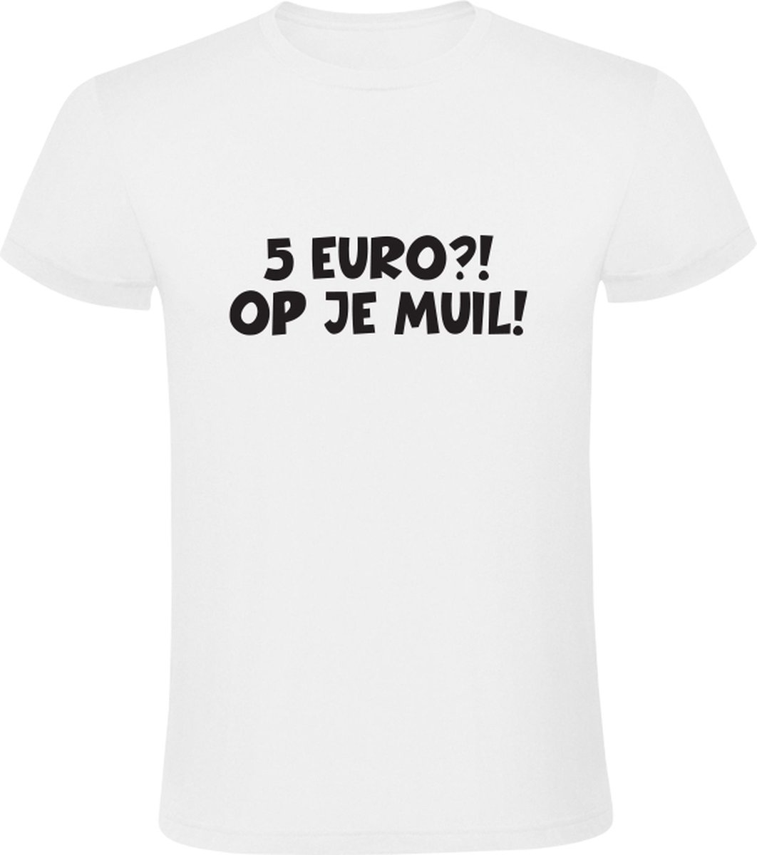 5 euro op je muil Heren T-shirt | Muil | Televisie | geld | Willem ...