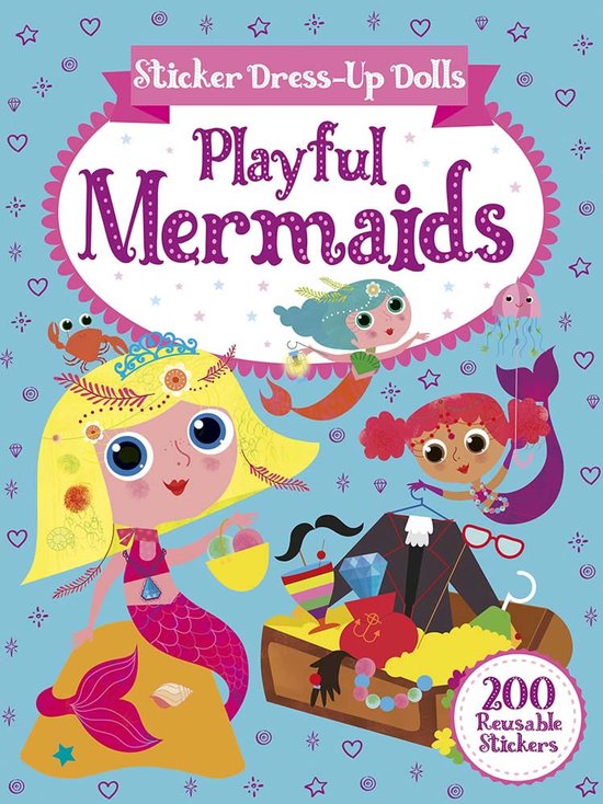 Dover Sticker Books- Sticker Dress-Up Dolls Playful Mermaids, Arthur ...