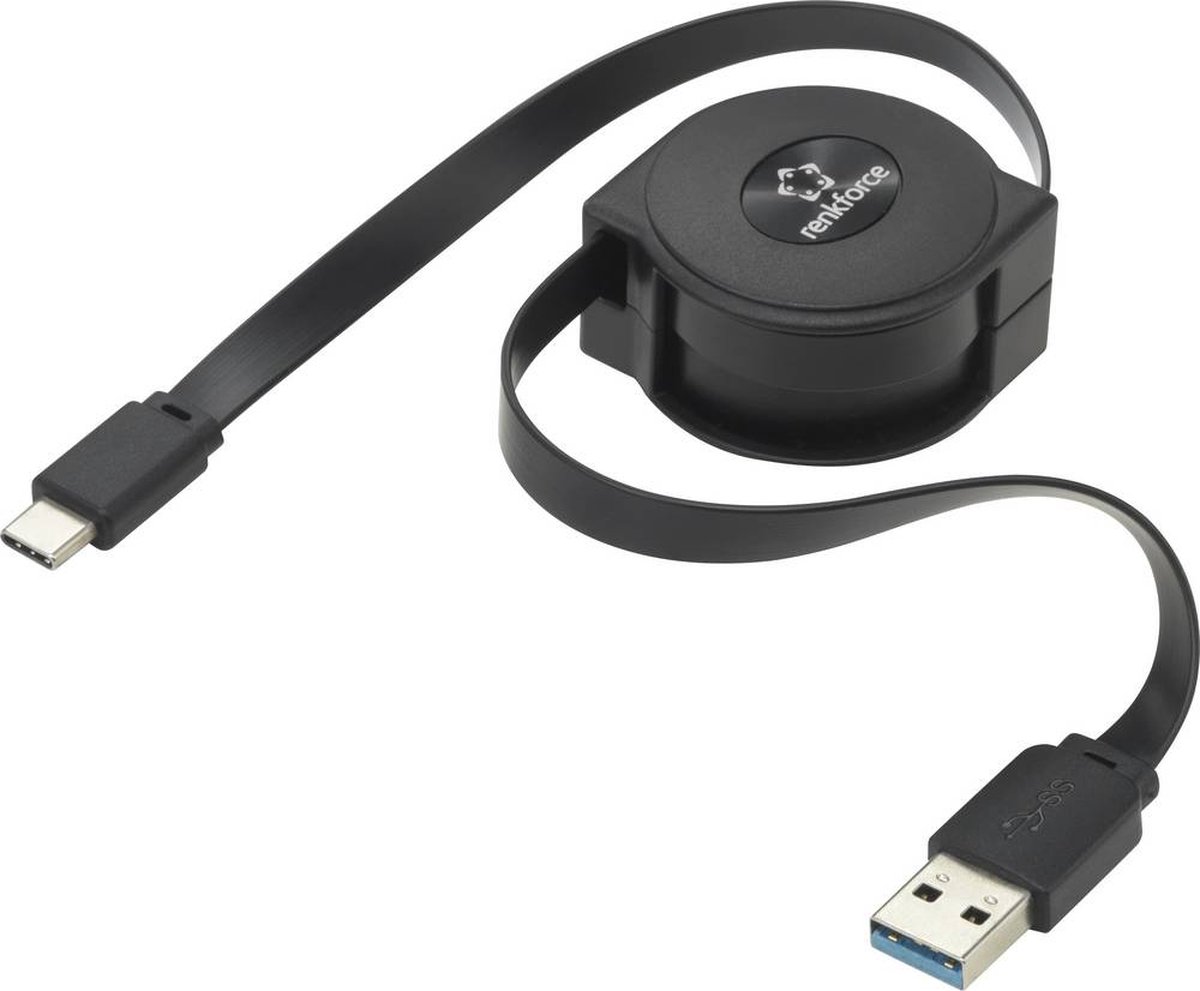 Renkforce USB-kabel USB 3.2 Gen1 (USB 3.0 / USB 3.1 Gen1) USB-C stekker, USB-A stekker... | bol.com