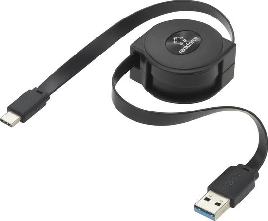 Renkforce USB-kabel USB 3.2 Gen1 (USB 3.0 / USB 3.1 Gen1) USB-C stekker ...
