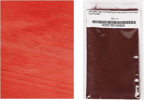 Kleurstof Dartfords RF4086 Alcohol Soluble Aniline rood 28 gram | bol