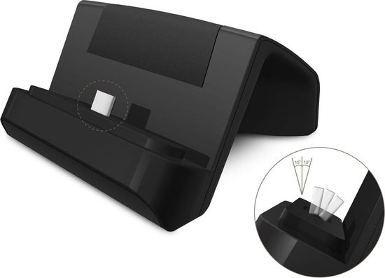 Docking station met USB-C aansluiting voor de Google Pixel 7 - black | bol