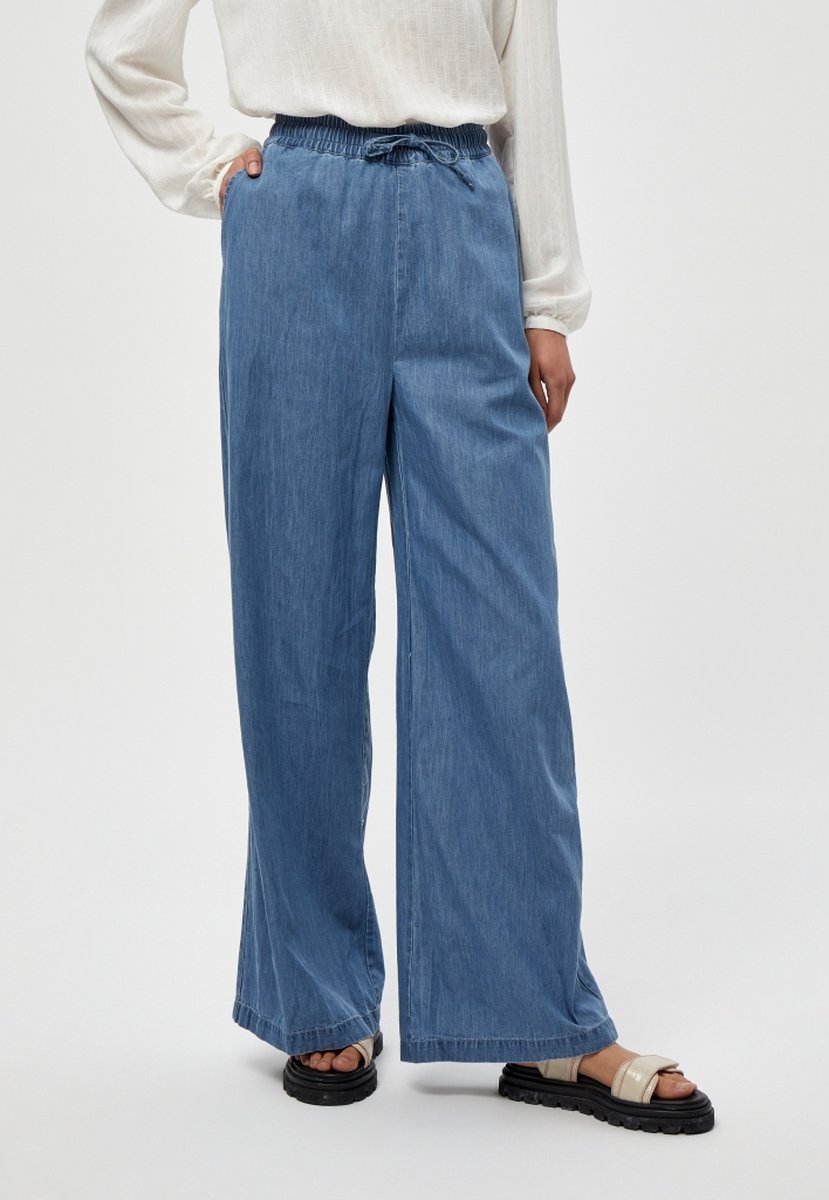 Peppercorn Cia Pants LIGHT BLUE WASH S | bol.com