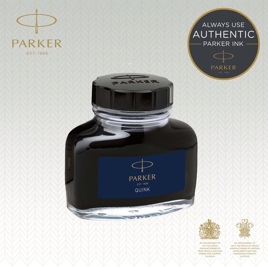 Parker vulpeninktfles | blauwe QUINK inkt | 57 ml schrijfinkt voor ...