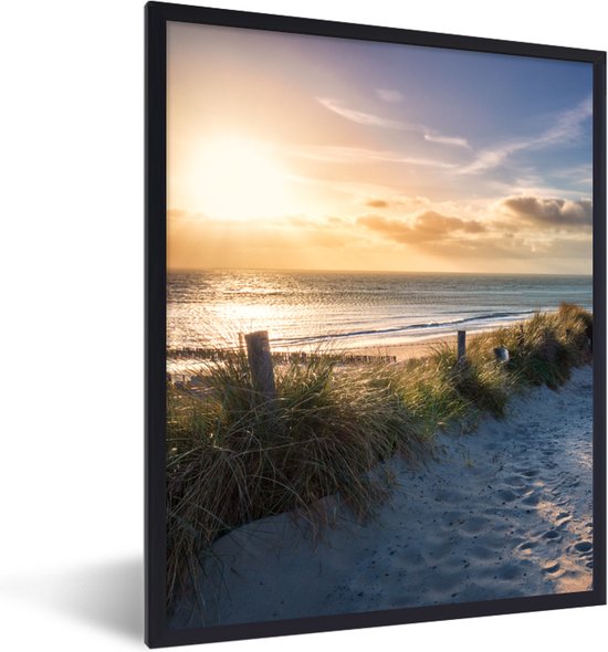 PosterMonkey - Affiche encadrée - Cadre photo - Plage - Mer - Dune ...