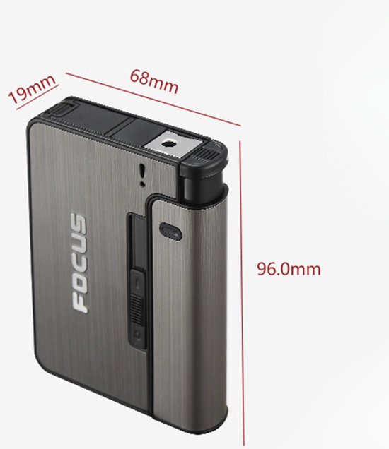 Boîte à cigarettes - Portable - Briquet - Automatique - Boîte à ...