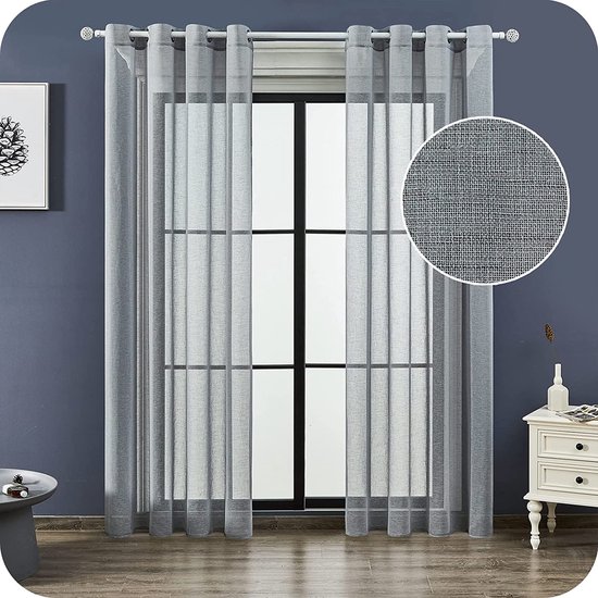 Premium Vitrage – Woonkamer Raam Accessiores – Curtains – Voile | bol