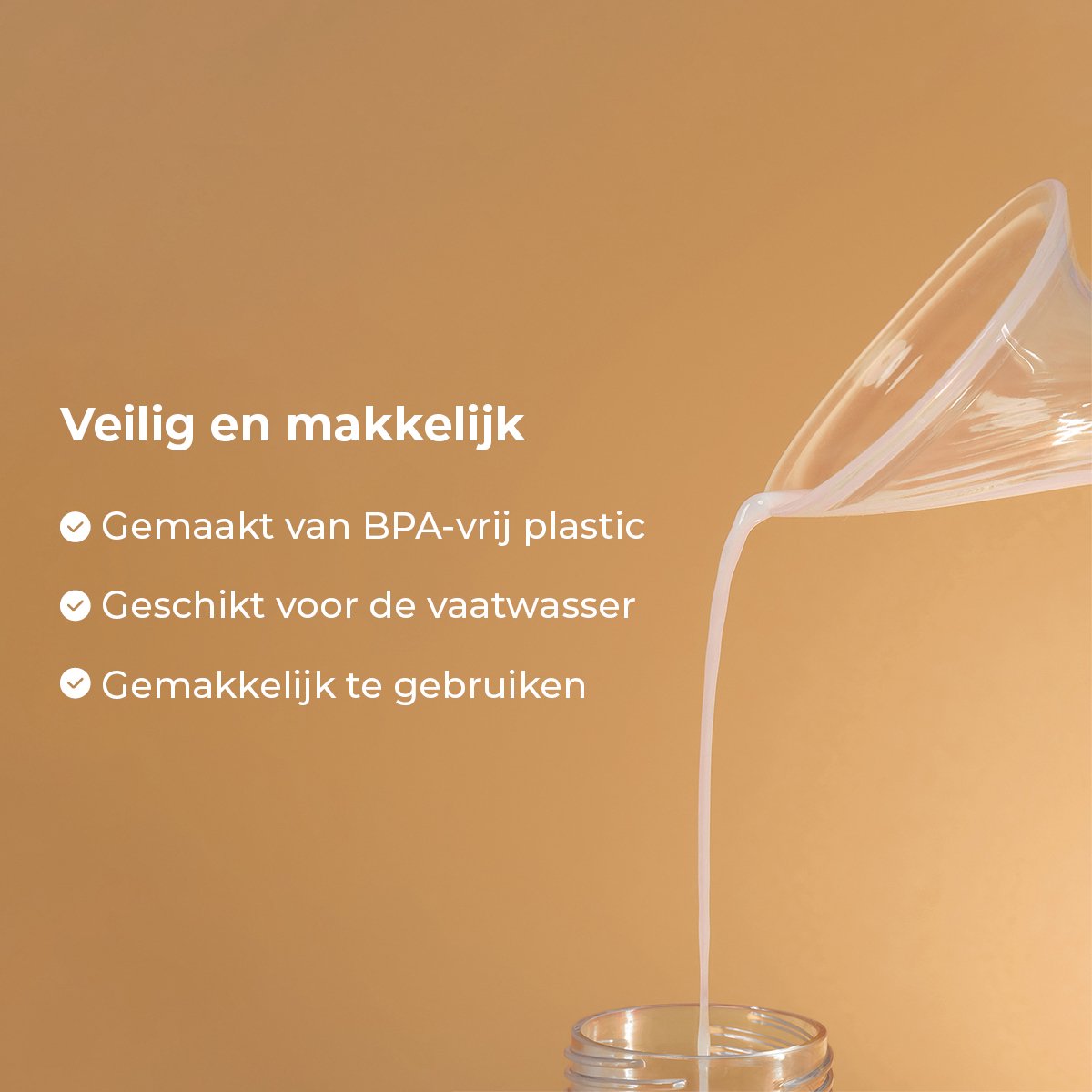 Nutrea SimpleFlow – Siliconen Borstkolf – Handkolf | bol