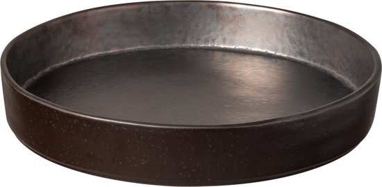 Servies - soep / pasta bord Lagoa zwart - 6 stuks - Costa Nova | bol