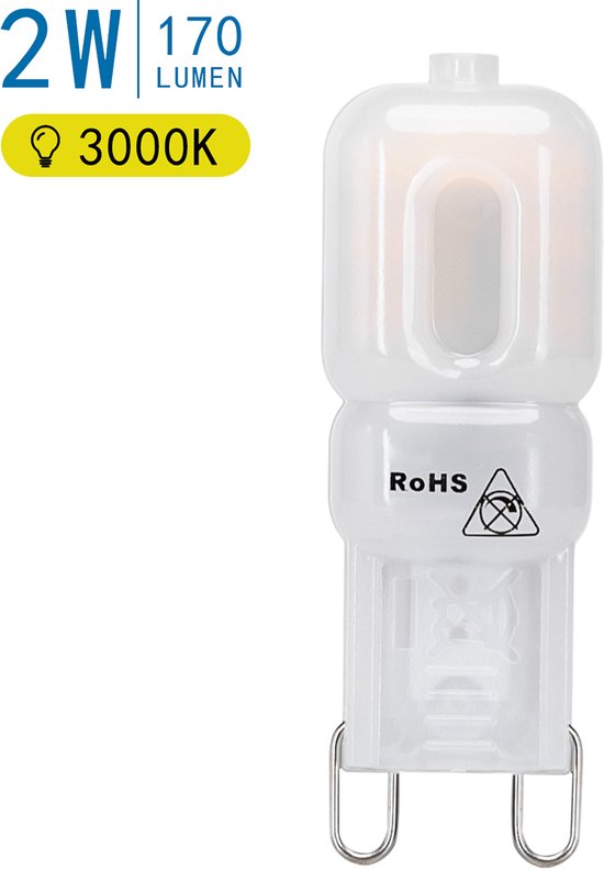 LED Lamp 10 Pack - Aigi - G9 Fitting - 2W - Warm Wit 3000K | Vervangt ...