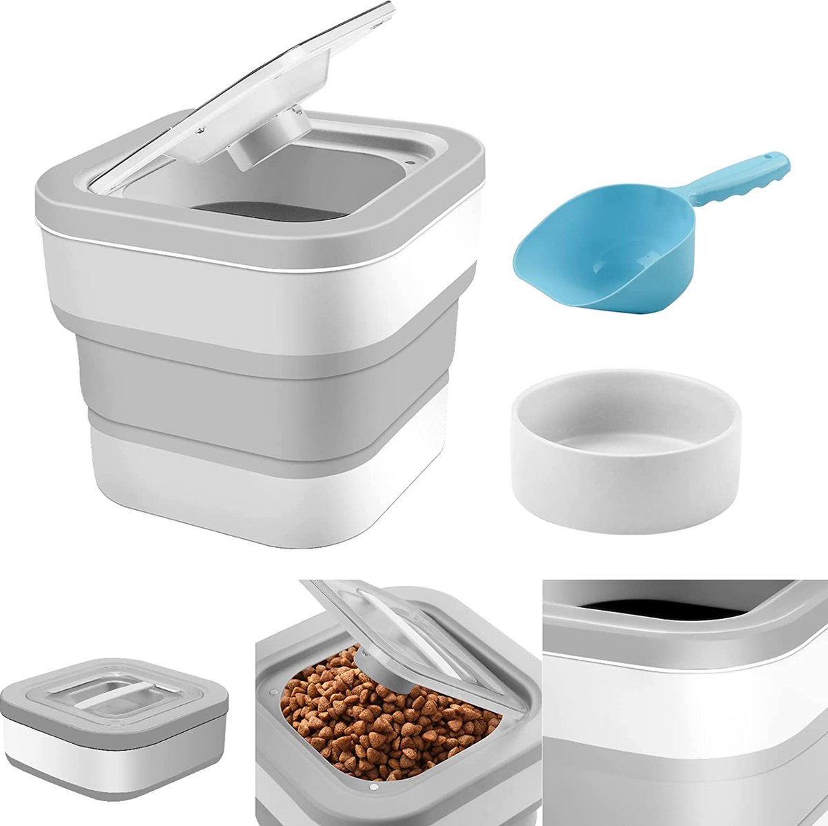 Voedselcontainer – Katten Honden Voedselcontainer – Voercontainer ...