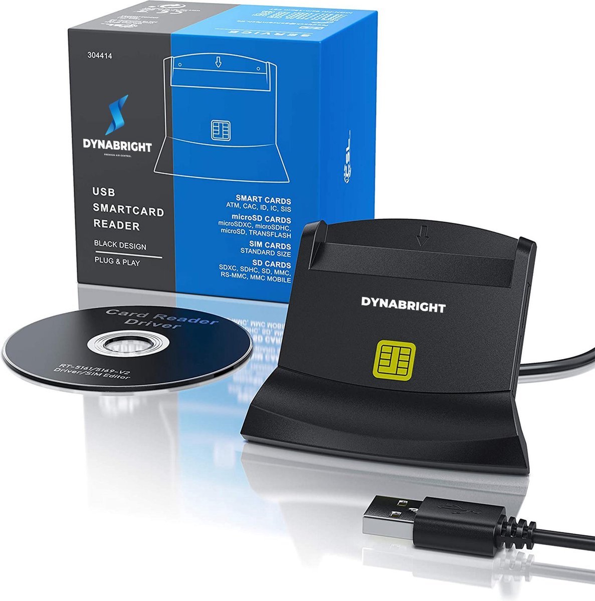 EID Kaartlezer - Multifunctioneel - Identiteitskaartlezer - Card Reader ...