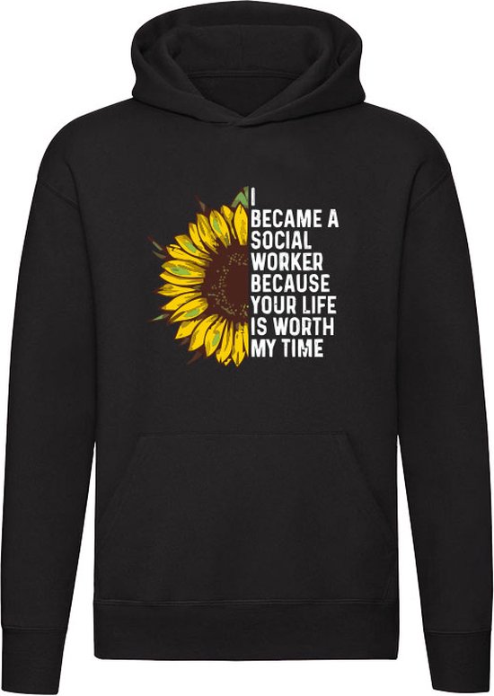 Social worker Hoodie | maatschappelijk werker | sociaal werk | beroep ...