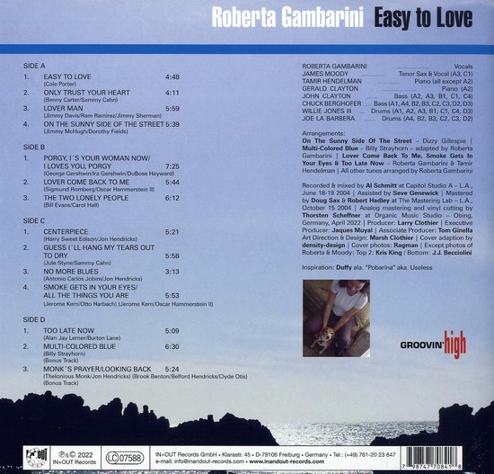 Roberta Gambarini - Easy To Love (LP) (Limited Audiophile Signature ...