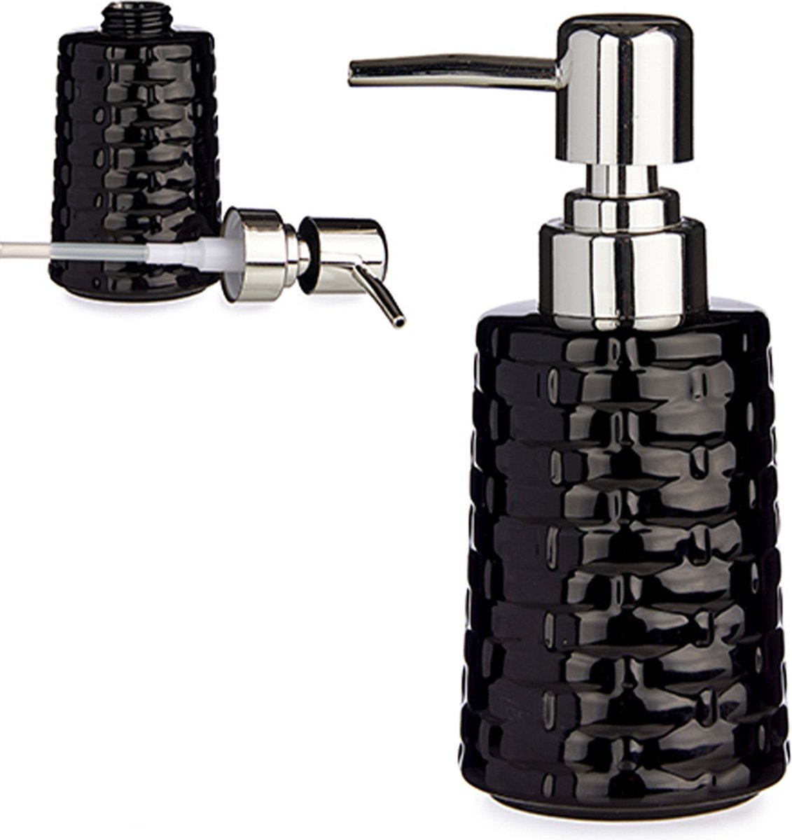 Berilo Toilet spullen set - Toiletborstel met zeeppompje - keramiek ...