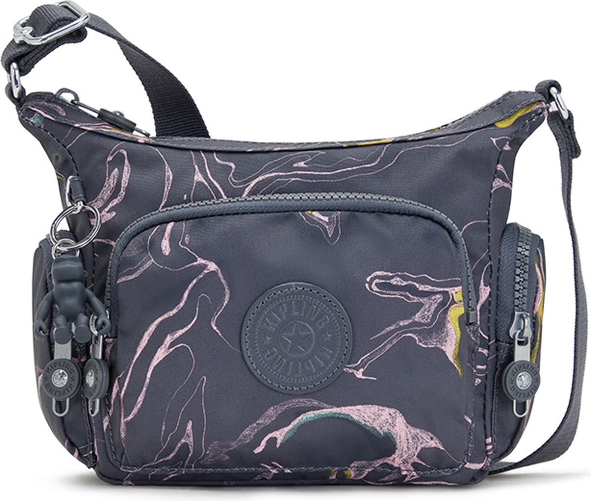 Kipling Gabbie Mini Schoudertas Soft Marble | bol.com