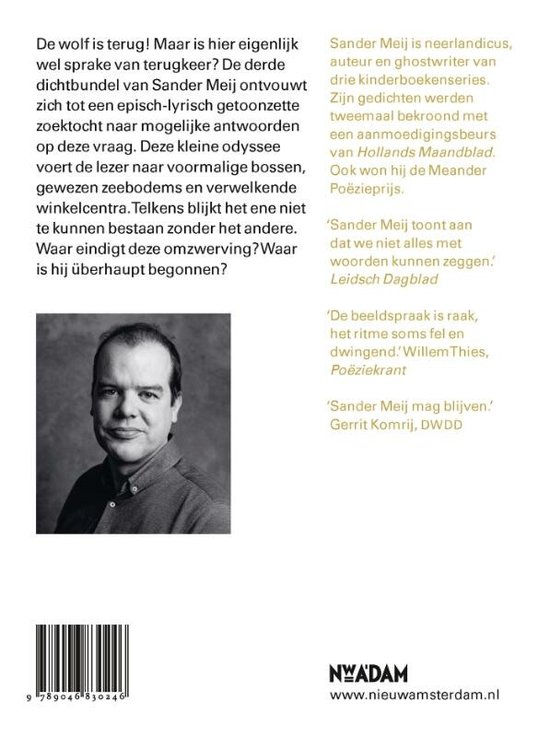 De wolf is terug, Sander Meij | 9789046830246 | Boeken | bol