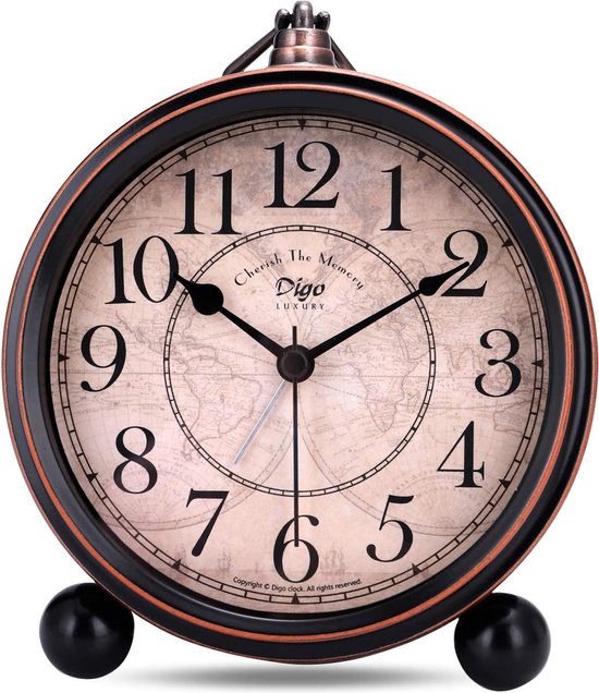 Wekker – analoog – met alarm – Alarm Clock – Alarm Klok - Traditionele ...