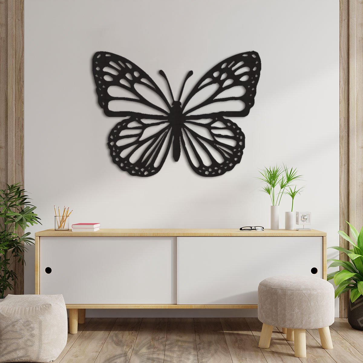 Décoration murale - Papillon - Bois - Art Décoration murale ...