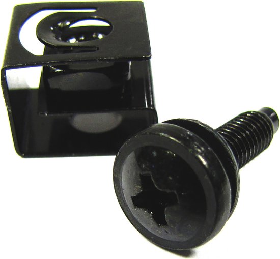 RackMatic - Vis M5 pour Rack 19 pack de 50 avec bride de fixation | bol.com