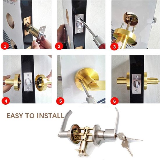 Premium deurslot – door lock - veiligheidsdeurslot - inbraakbeveiliging ...