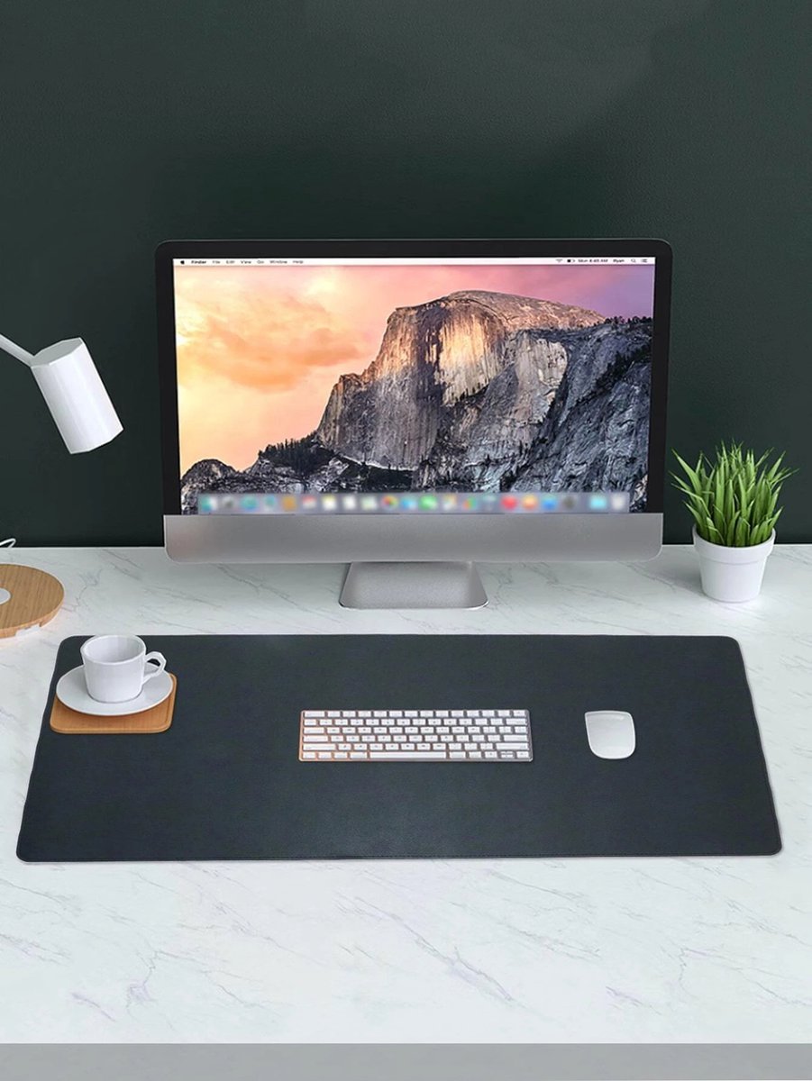 Bureau onderlegger - muismat - leren bureau onder legger - leer ...