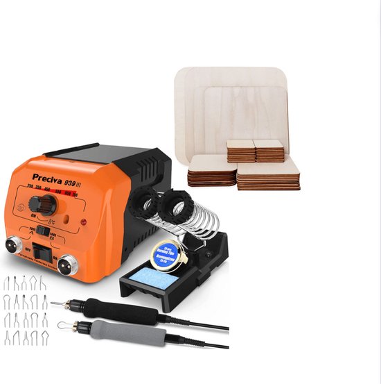 Houtbrander Met Regelbare Temperatuur Set Houtbranden Pen Houtbrander ...