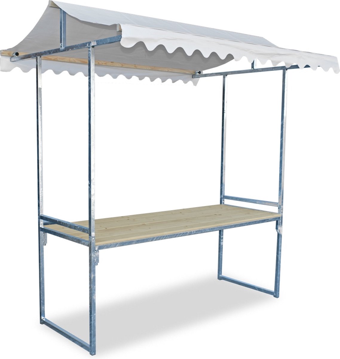 Marktkraam Professional | 2 meter | Gegalvaniseerd frame – Met ...