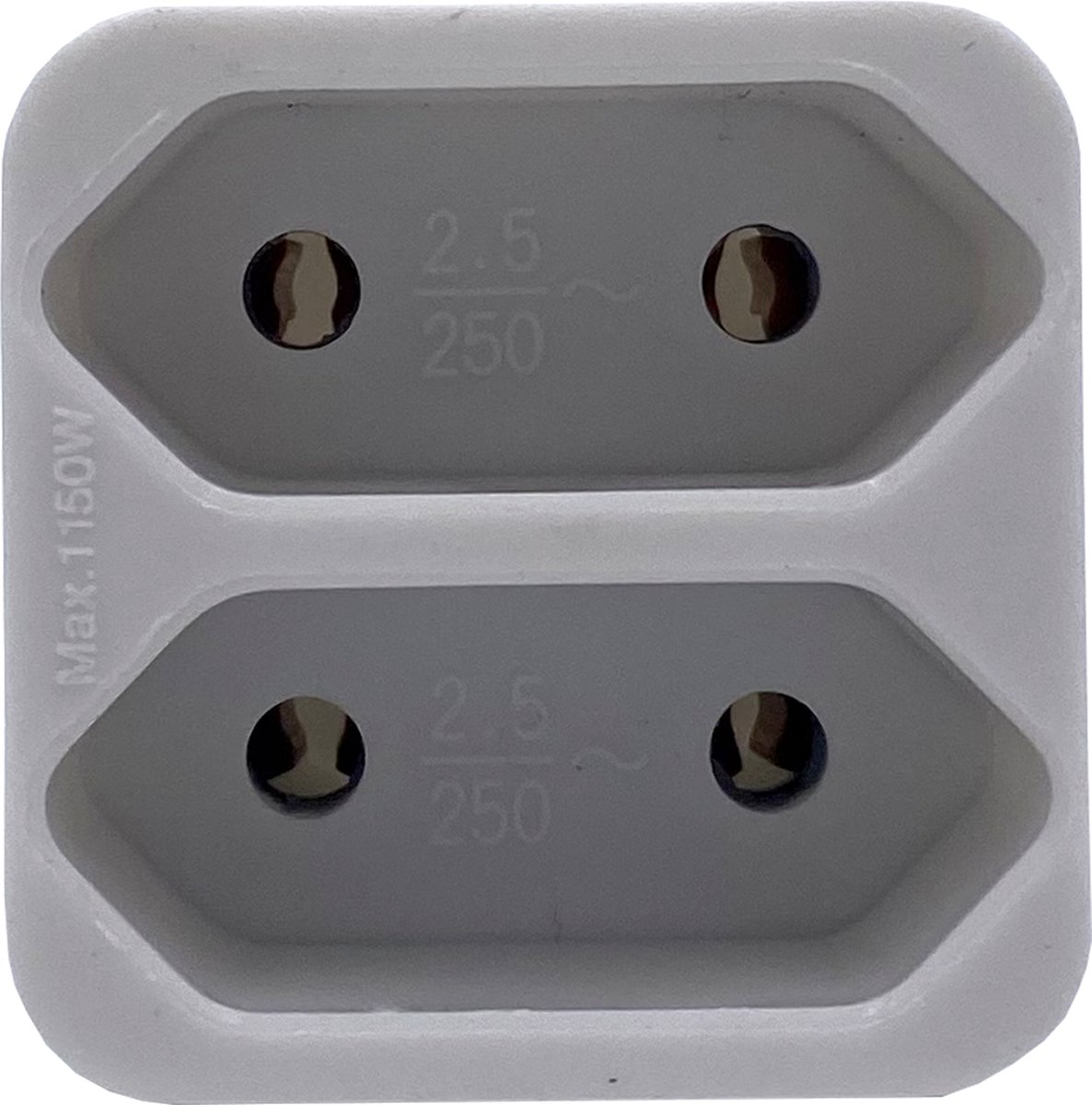 DULA Stekker Duplo - Stekkerdoos - 2 voudig | bol.com