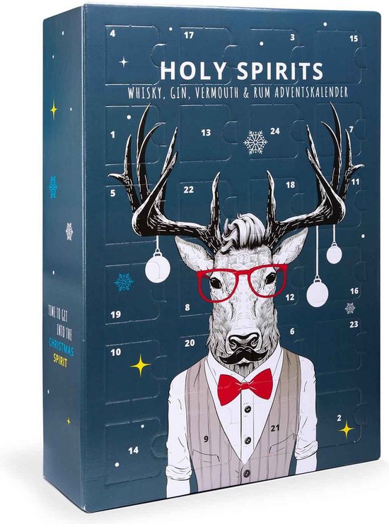 Adventskalender "Holy Spirits" - 24x gin, rum, vermouth á 20ml | bol.com